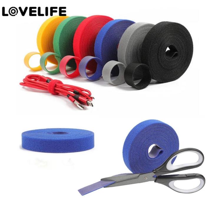 [Multifunction Data Cable Strap Ties Binding Strap Reusable Fastening ...