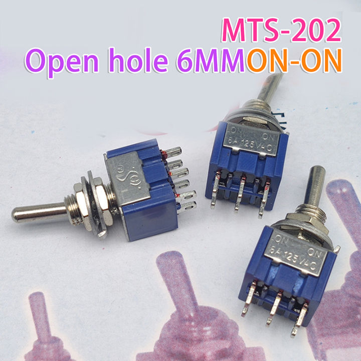 Miniature Lever Toggle Switch Single Pole Double Throw ON-OFF-ON /ON-ON ...