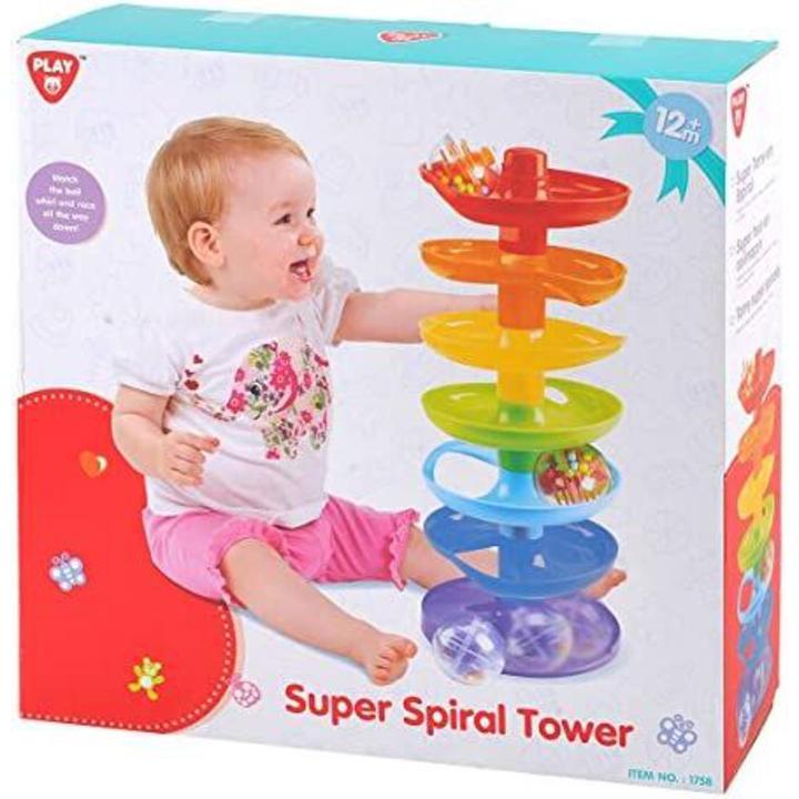 PlayGo Super Spiral Tower - Ball Drop & Roll Activity Toy - Seven ...