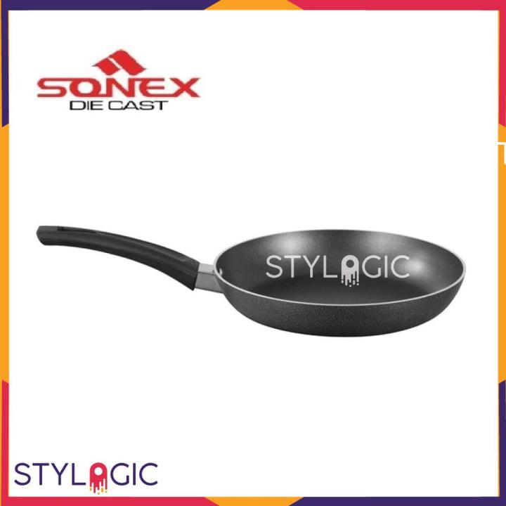 Sonex Super Fry Pan - Non Stick Coating - Black | Daraz.pk