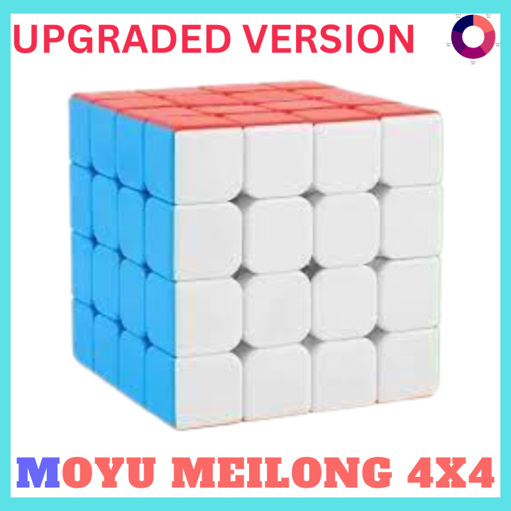 RubikkCube 4x4 MoYu MEI-LONG, 4x4 Original Rubik Cube Sticker less ...