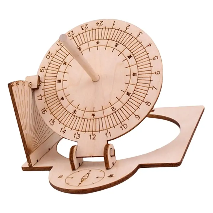 Equatorial Wooden DIY Sundial Clock | Daraz.pk