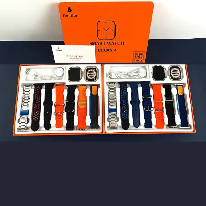 HMT Smart Watch Ultra 9 S100 7IN1 49MM | Daraz.pk
