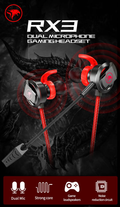 Plextone RX3 Gaming Headset, Headphone with Mic/ Noise Cancelling ...