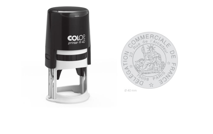 Customised Automatic Rubber Stamp for Offices, Logos, Designs. Colop ...