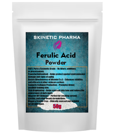 Ferulic Acid Powder 50g Pure 99% Pure Cosmetic Grade Powder Pure ...