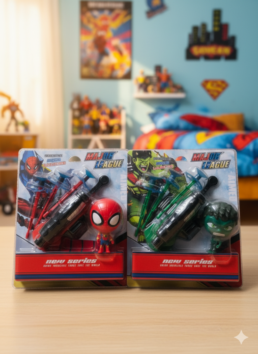 Spider-Man Safe Superhero Dart with Accessories | Action Play Set ...