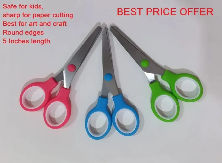 Different type Cute Stationery School Student Paper Cutting Scissors ...