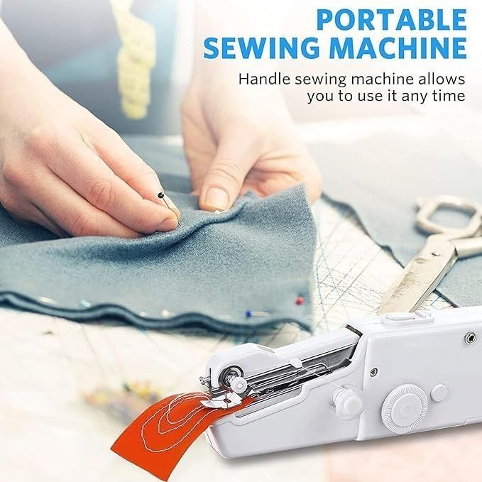 Mini Portable Handheld Sewing Machine – Easy Quick Stitch Tool for ...