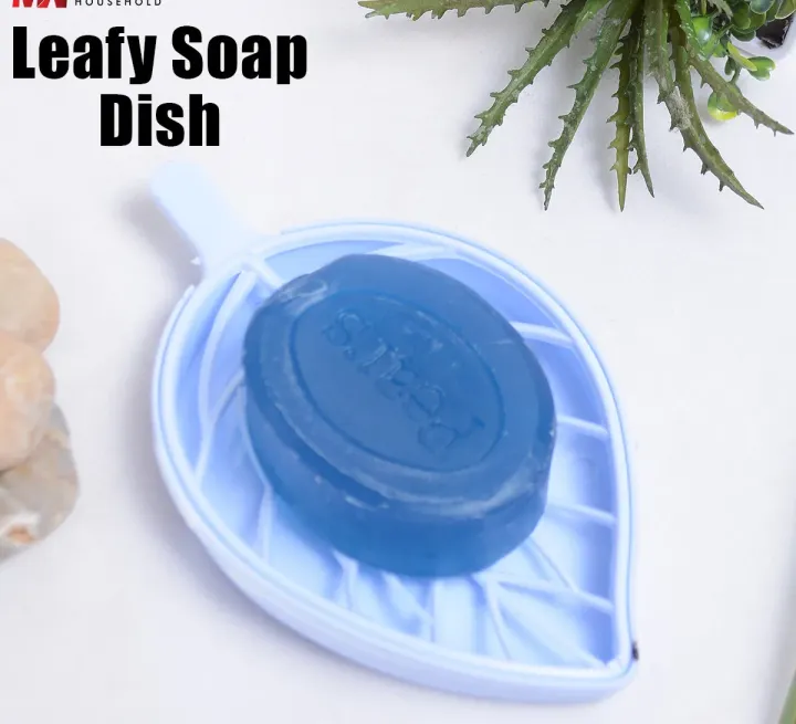 Leafy Soap Dish - New Leaf Shaped Soap Holder | Non-Slip Shower Tray ...