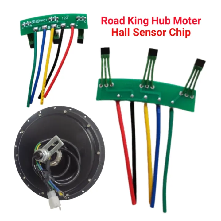 Road King Electric Bike BLDC Hub Motor Hall Sensor with Board PCB Chip ...