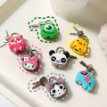 Hello Kitty Sanrio Anime Cartoon Animal Keychain Silicone Cover Locks ...