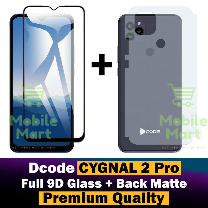 Dcode Cygnal 2 Pro 9D Glass Protector Tempered Glass Edge To Edge ...