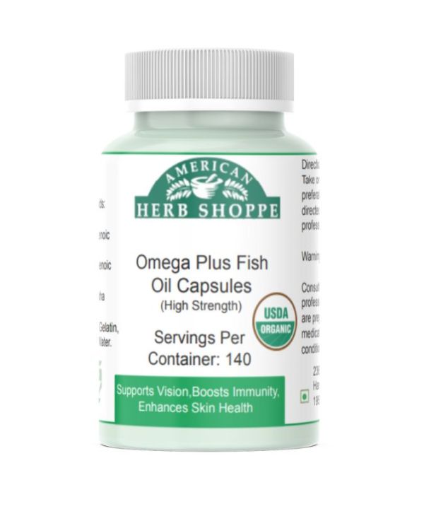 Omega Plus Fish Oil Capsules | Daraz.pk