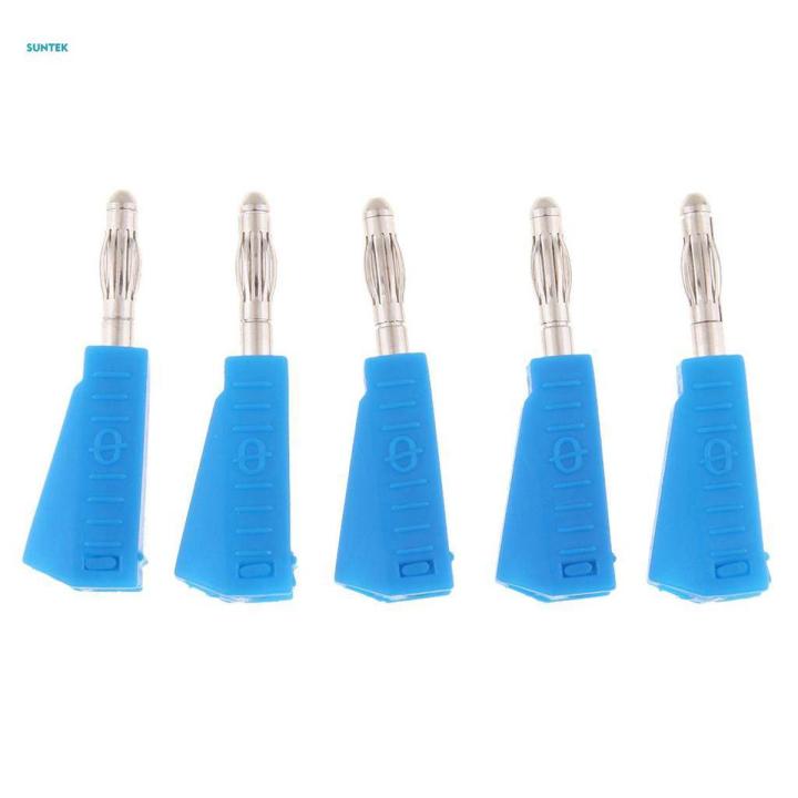 2x5Pieces 4mm Banana Plug for Test Probes Instrument Meter Connector ...