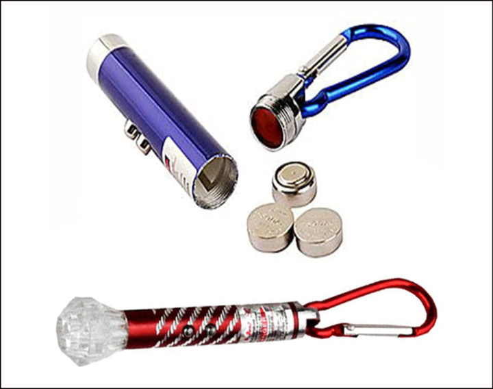 3 in 1 Laser Pointer,Laser Torch with Emergency Hazard LED UV Light and ...