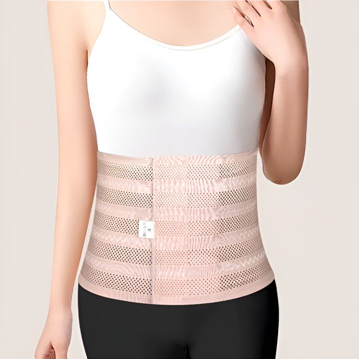 Women Tummy Reducer waist Slimming Belt without Hooks Belly Belt Body ...