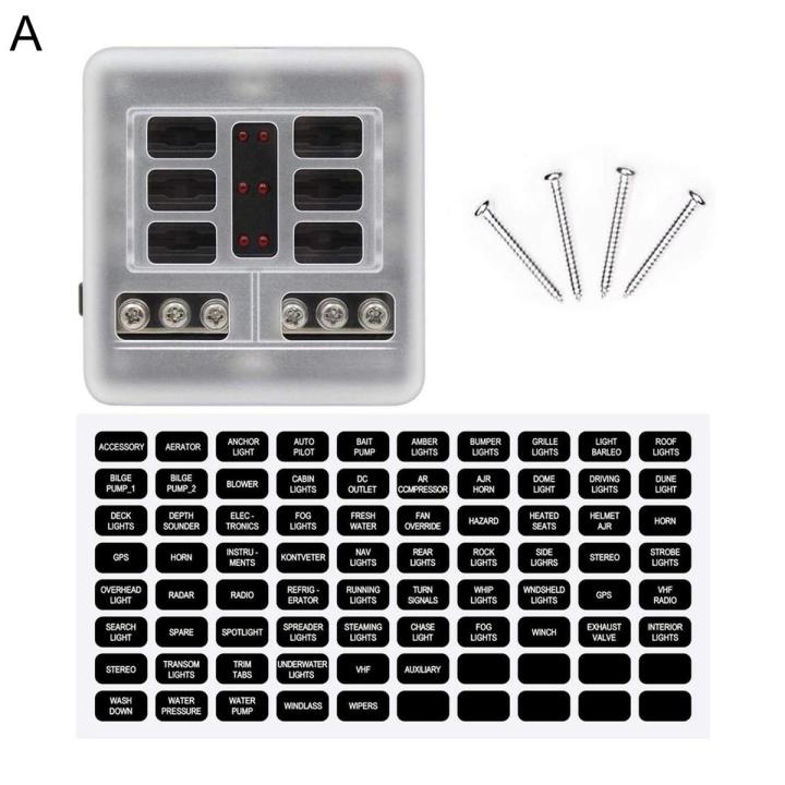 Blade Fuse Block Universal 30A Flame Resistant Auto Fuse Block | Daraz.pk