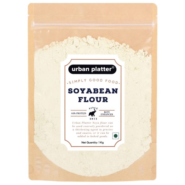SOYA Bean Flour, 1Kg [44% Protein Content, Vegan, Roti & Chapati ...