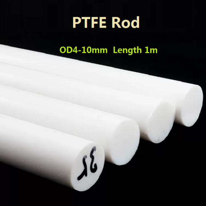 OD2-15mm PTFE Thin Rod White High-Temperature Resistant PTFE Rod Wear ...