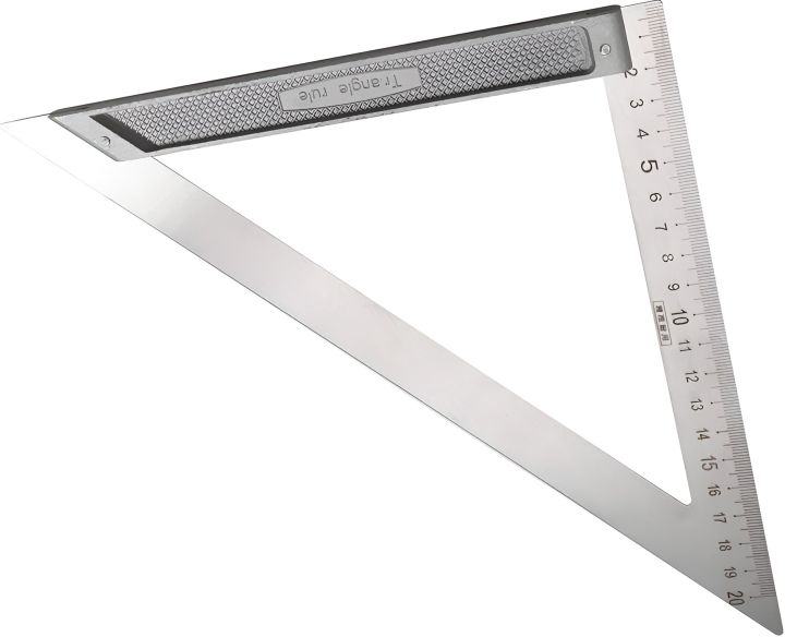 200mm Triangle Ruler Stainless 90 Degree | Daraz.pk