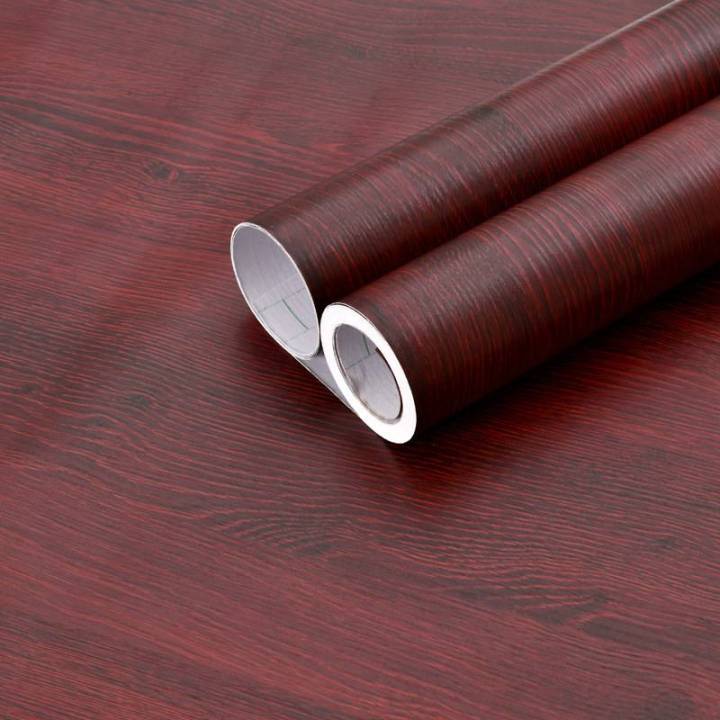 Wooden Wallpaper Sheet Sticker Self Adhesive WaterProof PVC Wallpaper ...