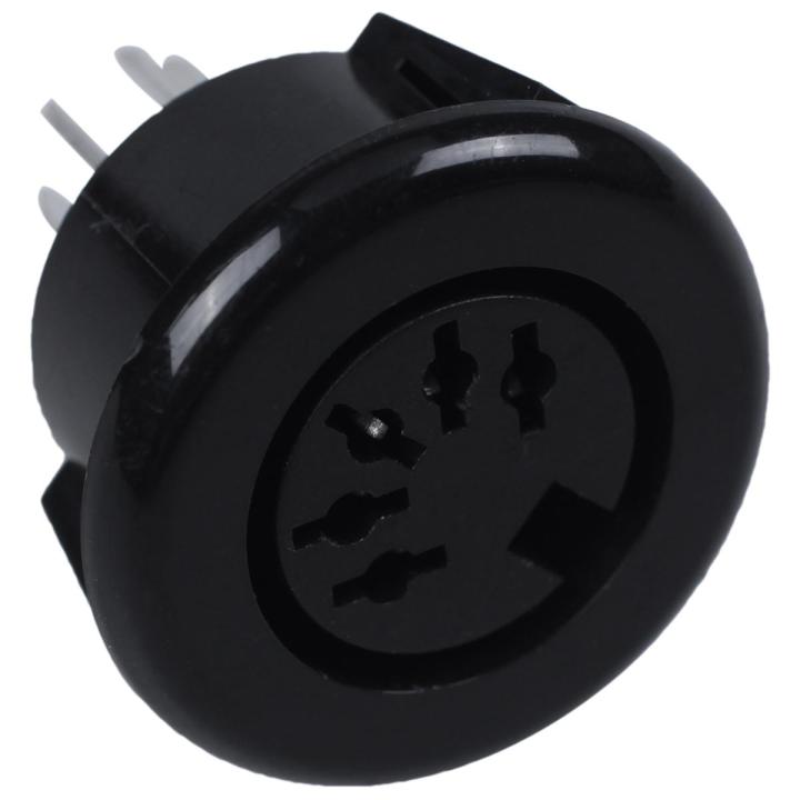 Female 5 Pin DIN Plug Panel Mounted Keyboard Cable Connector Adapter ...