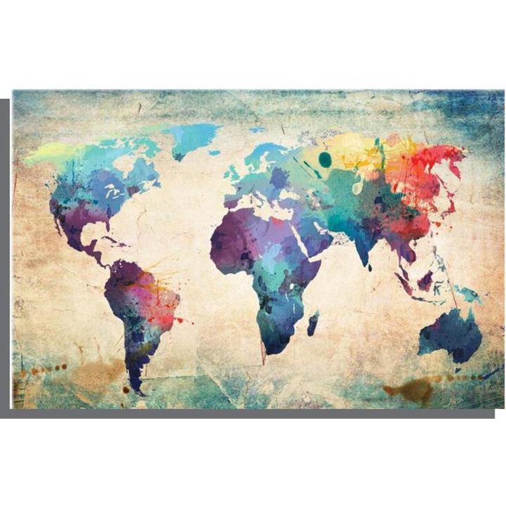 World Map. Wall Art | Daraz.pk