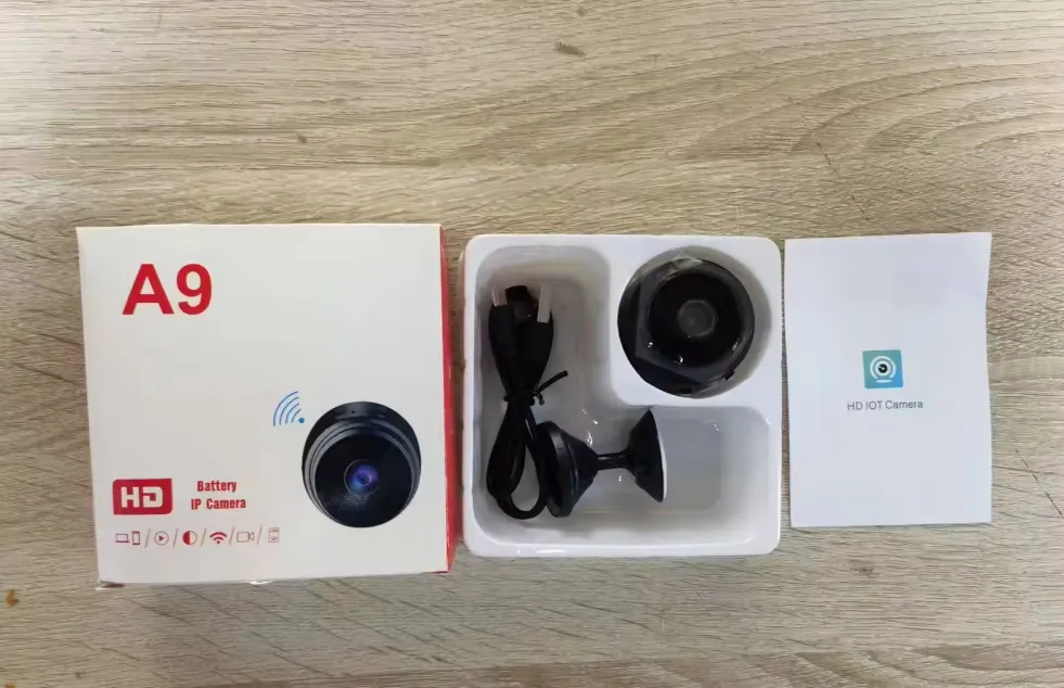 A9 Mini Camera WiFi 1080P HD IP Camera Home Security Magnetic Wireless ...