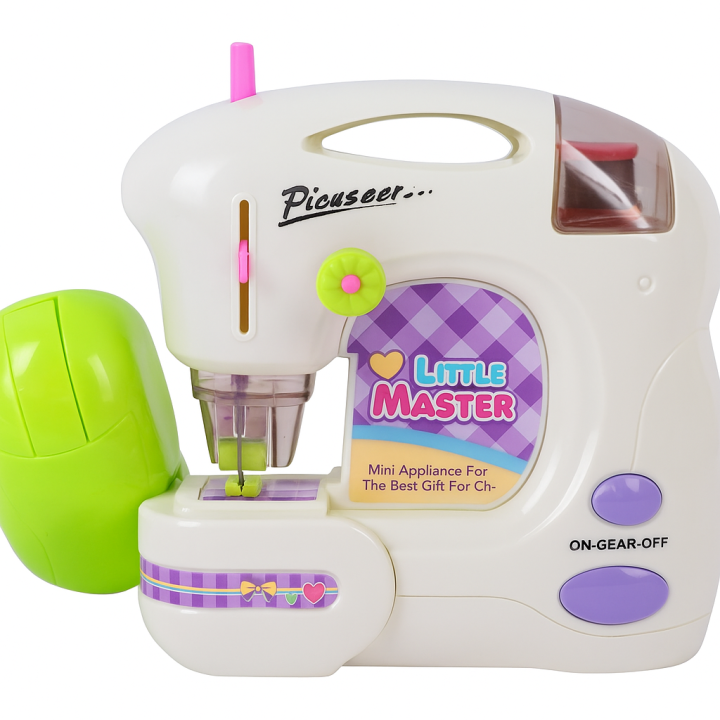 Little Master Toy Sewing Machine Set for Kids | Battery Operated Mini ...