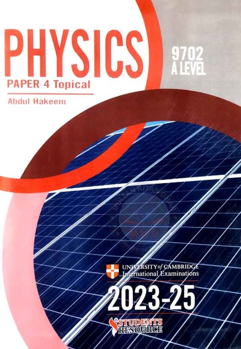Physics 9702 Paper 4 Topical for A Level 2023-2025 by Abdul Hakeem | Daraz.pk