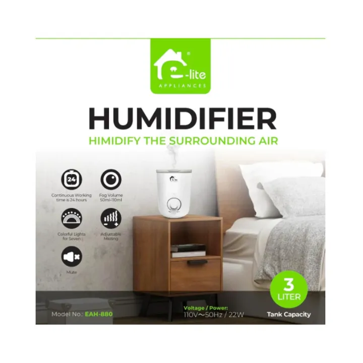 E-Lite Air Humidifier EAH-880 | Daraz.pk