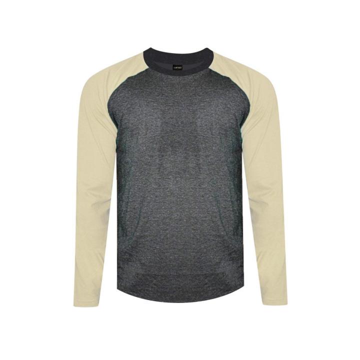 Surteez New Raglan Dark Grey & Maroon Full Sleeve t shirt for men ...