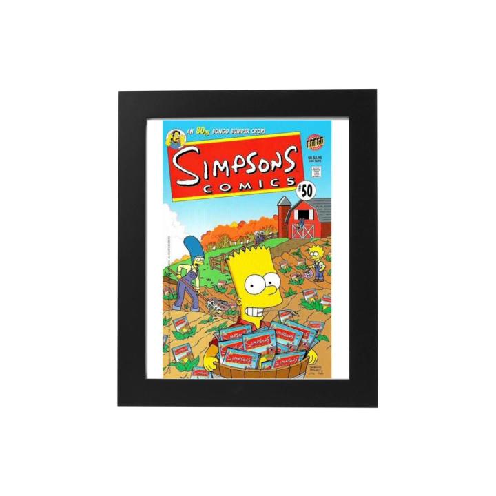 The Simpsons Futurama Bart Simpson TV Show Posters Vinyl Paper Quotes ...