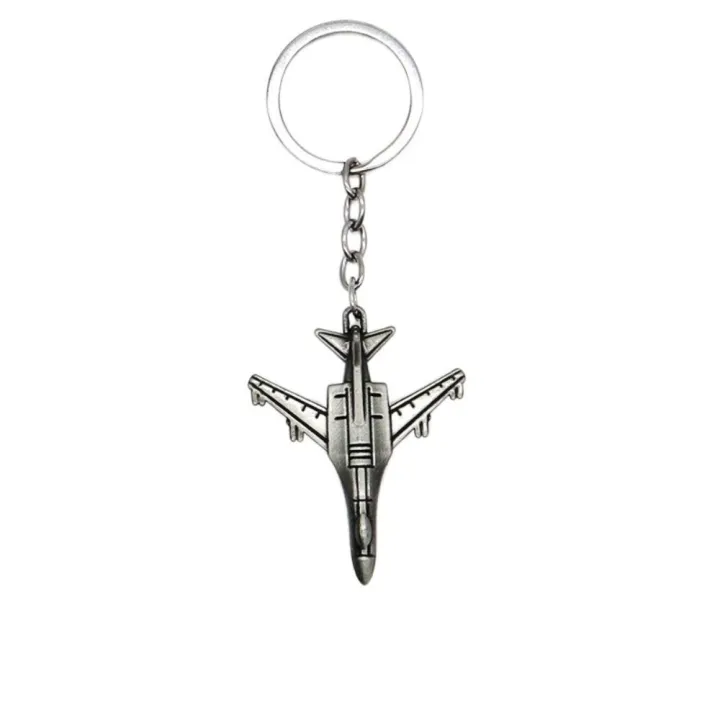 Fashion Metal Airplane Keychains DIY Aircrafe Aviation Keychain Air ...