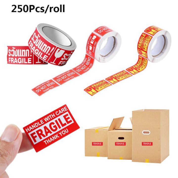 250Pcs/roll Useful Care Shipping Adhesive Office Shipping Express Label ...