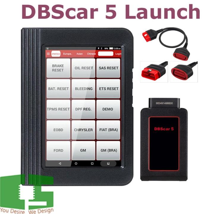 LAUNCH X431 DBSCar 5 Diagnostic Module | 8.0 Inch Bluetooth/Wifi Touch Screen | OBD2 Extension ...