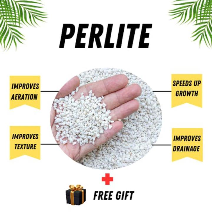 Proffesional perlite for soil by Plantopia with free gift | Daraz.pk