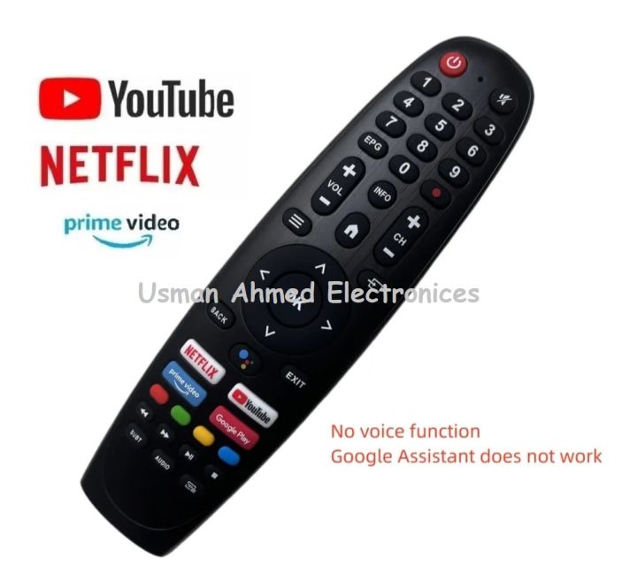 Multynet Smart Android LED TV Remote Without Voice Cammands with ...