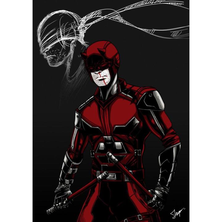 Daredevil by the Marvel MCU 2.0 Multiverse Fan Posters Vinyl Paper ...