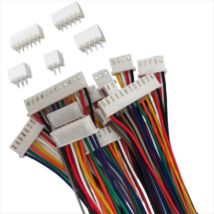 10Sets 26AWG 2/3/4/5/6/7/8/9/10 Pin Male Female Plug Head Wire Wire ...