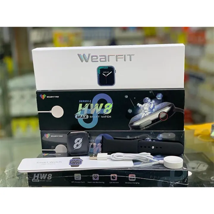 New IWO HW8 Max Smart Watch Series 8 | With NFC 1.99 inch Square Screen ...