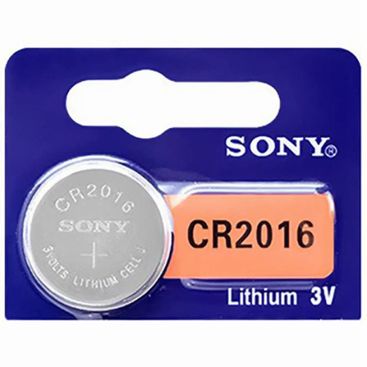 SONY CR2016 3V Lithium Coin Cell Batteries Ex: 2030 | Daraz.pk