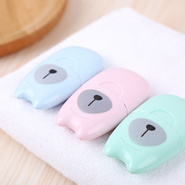 Soap Travel Portable Hand Washing Box Scented Slice Sheets Mini Soap ...