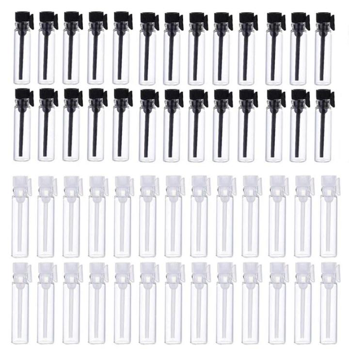 50Pcs 1ml/2ml/3ml Empty Mini Glass Perfume Bottles Sample Vials With ...
