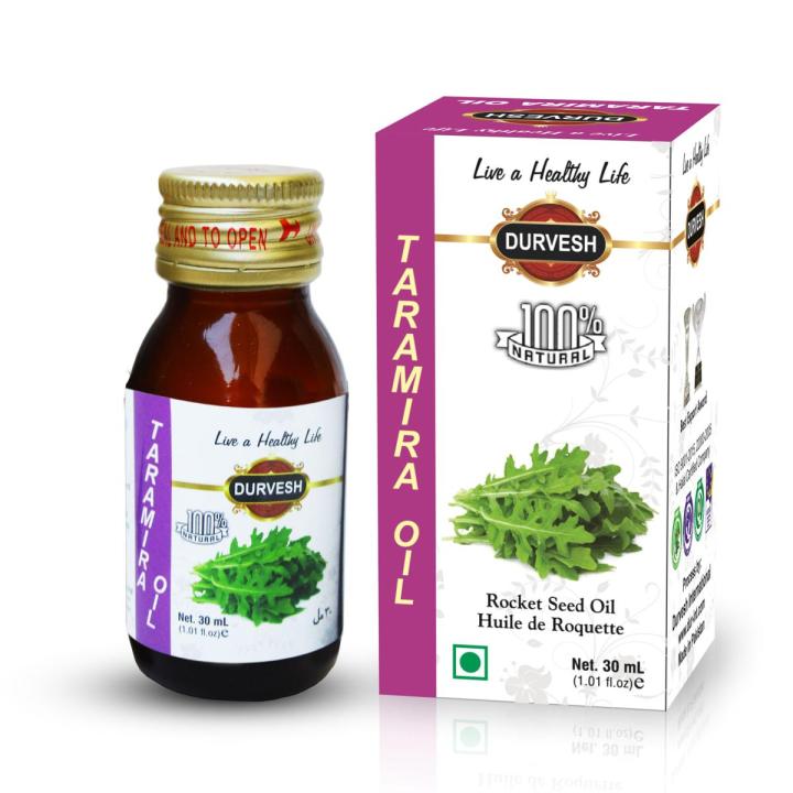 DURVESH TARAMIRA OIL 30ML ROCKET SEED OIL BOTTLE TARAMIRA HAIR OIL ...