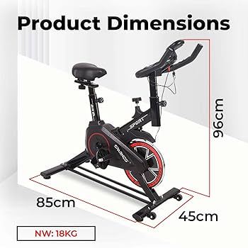 Home Workout Spin Cycle – Silent Belt Drive, Calorie Burning Machine ...