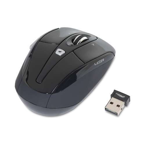 GearHead LMT3600BLK 1600 dpi Wireless Optical Nano Mouse - 2.4 GHz ...