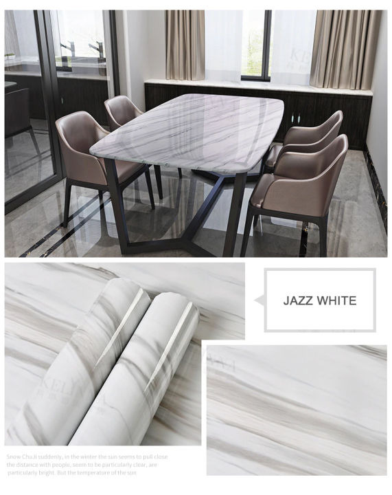 60cm x 2 Meter Marble Texture Design PVC Waterproof Self adhesive ...