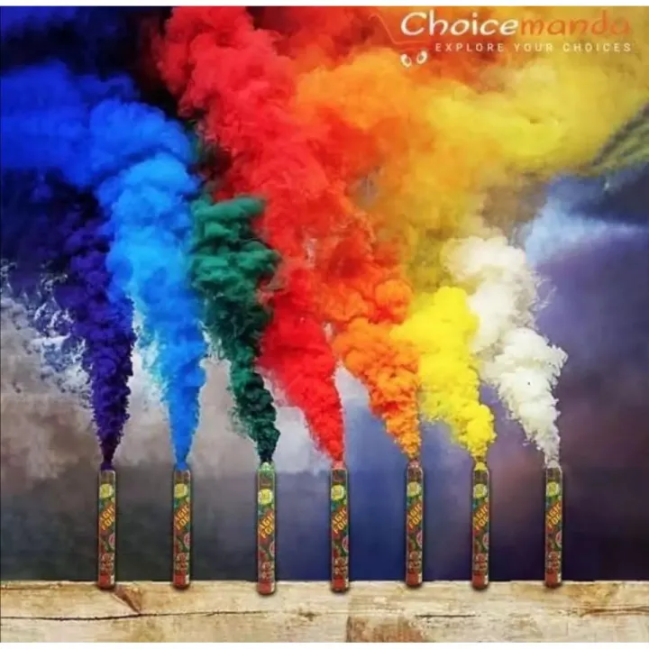Pack Of 10 Colour Smokes For Photography Effect Artificial Chines ...